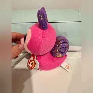 Ty | Toys | Ty Beanie Boo Scooter The Pink Snail Bin Creased Tag ...